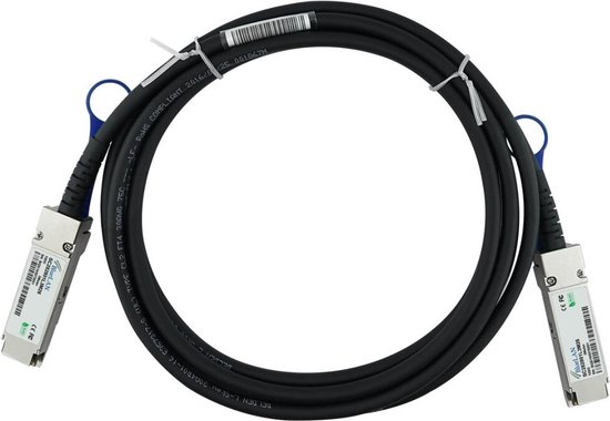 BlueOptics X66211A-5-BL InfiniBand en Glasvezelkabel 5 m QSFP28 Zwart | bol