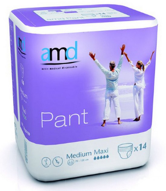 AMD Pant Maxi Medium - 12 pakken van 14 stuks | bol