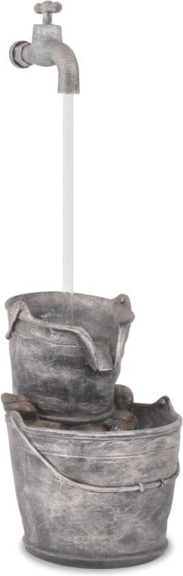 LBB Waterornament - Voor buiten - Tuin - Water Fontein Met Lichten ...