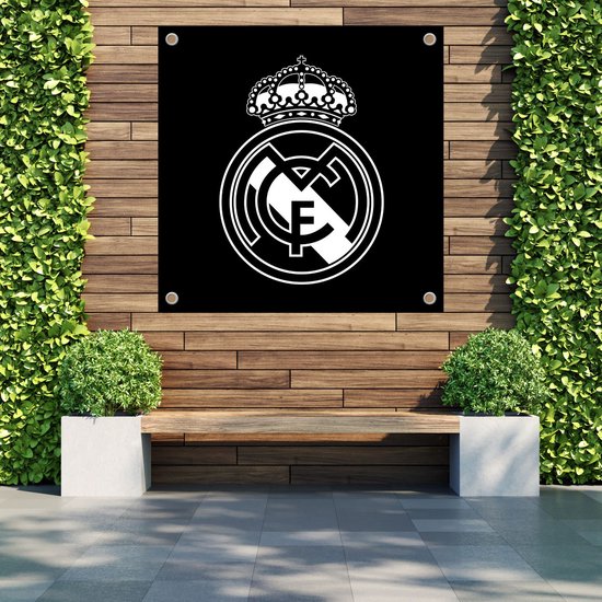 Affiche de jardin Real Madrid - Logo - UEFA - Champions League ...