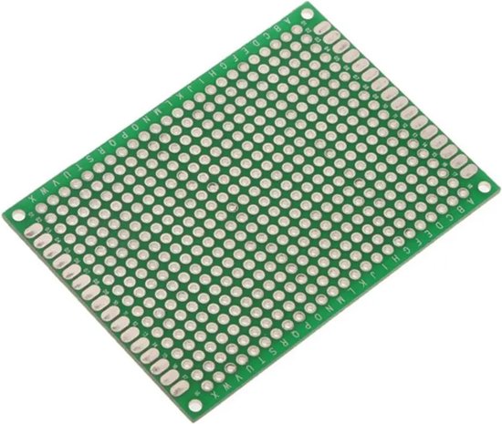 PCB Prototype Printplaat 50x70mm - soldeereilandjes - 1 stuks | bol