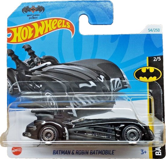 HOT WHEELS BATMAN & ROBIN BATMOBILE 54/250 BLACK 1:64 | bol