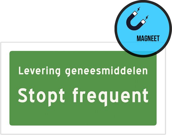 Pictogram/ magneet | "Levering geneesmiddelen - Stopt frequent" | 25 x ...