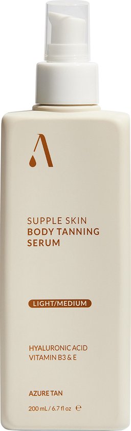 Skin Body Tanning Serum LIGHT TO MEDIUM 200ml, Azure Tan | bol