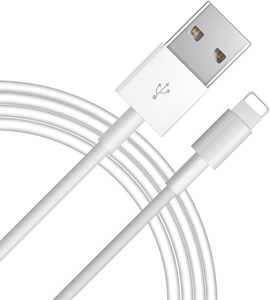 Lightning USB Kabel - 1 meter - iPhone - iPad - iPod - Fast Charge ...