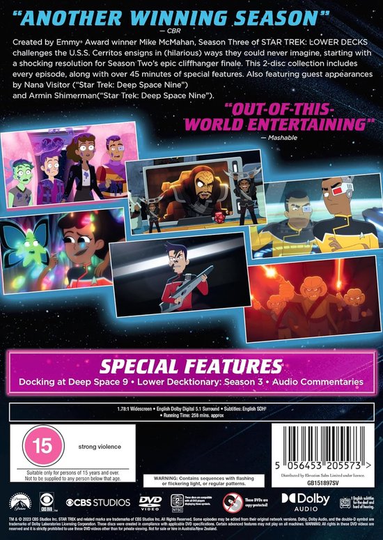 Star Trek Lower Decks Seizoen 3 - DVD - Import (Dvd) | Dvd's | bol