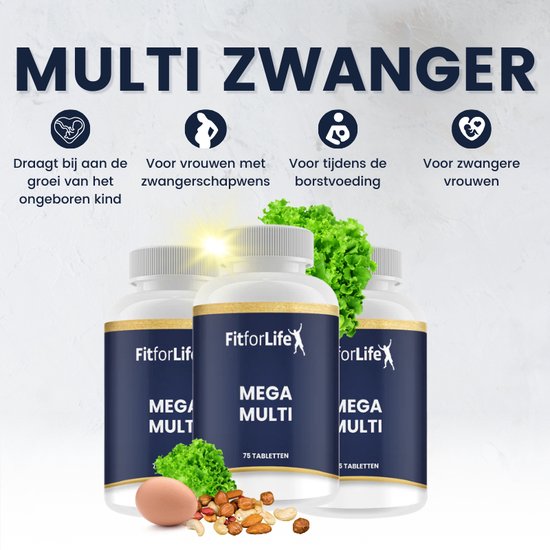 Fit for Life Multi zwanger - Speciaal voor de aanstaande moeder ...