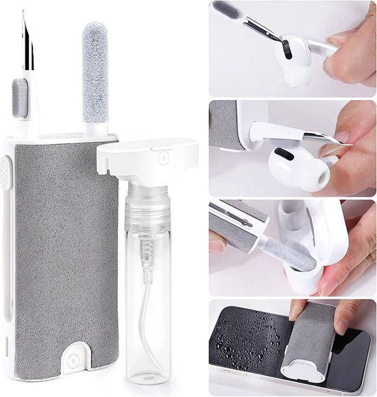 5in1 Screen Cleaner- Apple Reinigingstool - Smartphone Cleaner ...