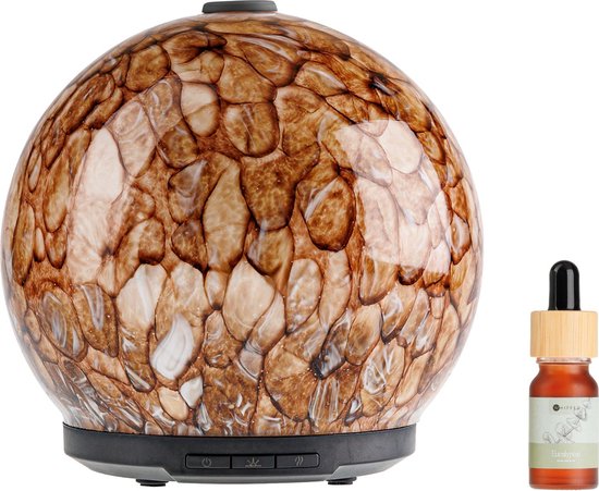 Whiffed Amber® Luxe Aroma Diffuser - Incl. Etherische olie - Eucalyptus -... | bol