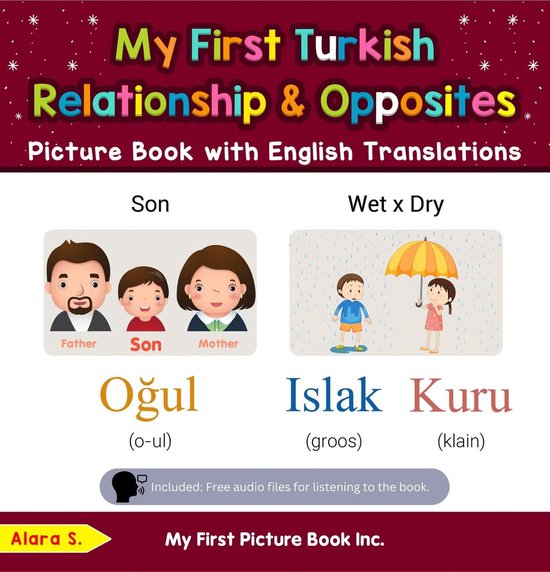 Teach & Learn Basic Turkish words for Children 11 - My First Turkish ...