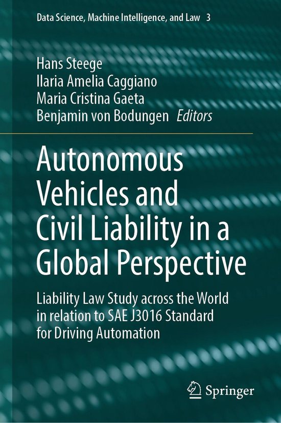 Data Science, Machine Intelligence, and Law 3 - Autonomous Vehicles and Civil... | bol