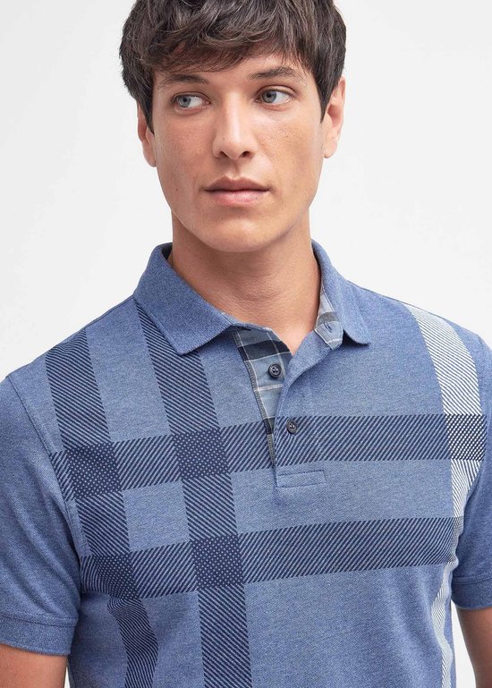 Barbour Blaine polo - chambray | bol