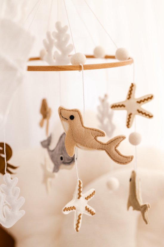 Kersvers - Mobiel baby - Baby box mobiel - Boxmobiel dieren ...