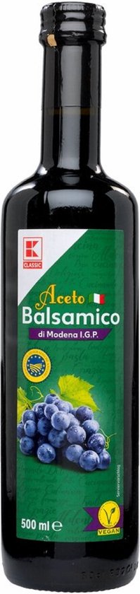 Balsamico azijn - 500 ml – K-Classic - Blauwe druiven | bol