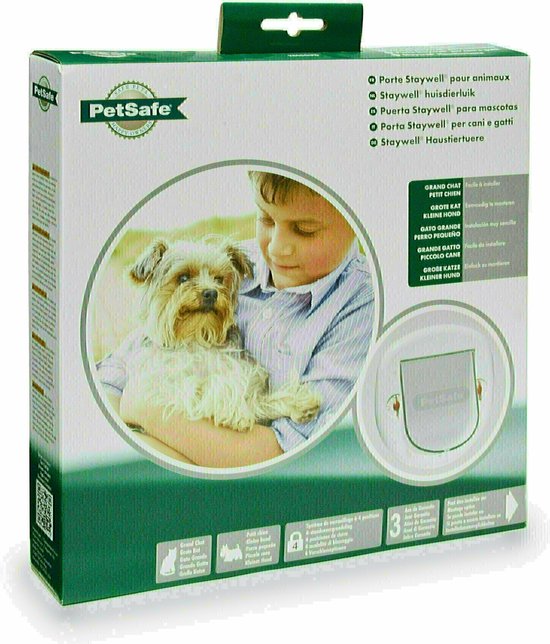 Petsafe 280 Kattenluik - Wit - L - 29,4 x 29,5 x 5 cm | bol