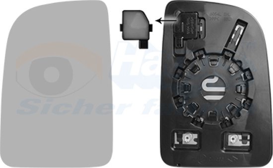 SPIEGELGLAS MET PAD VOOR MERCEDES BENZ ESPRINTER B910 2020- 9105420100 ...