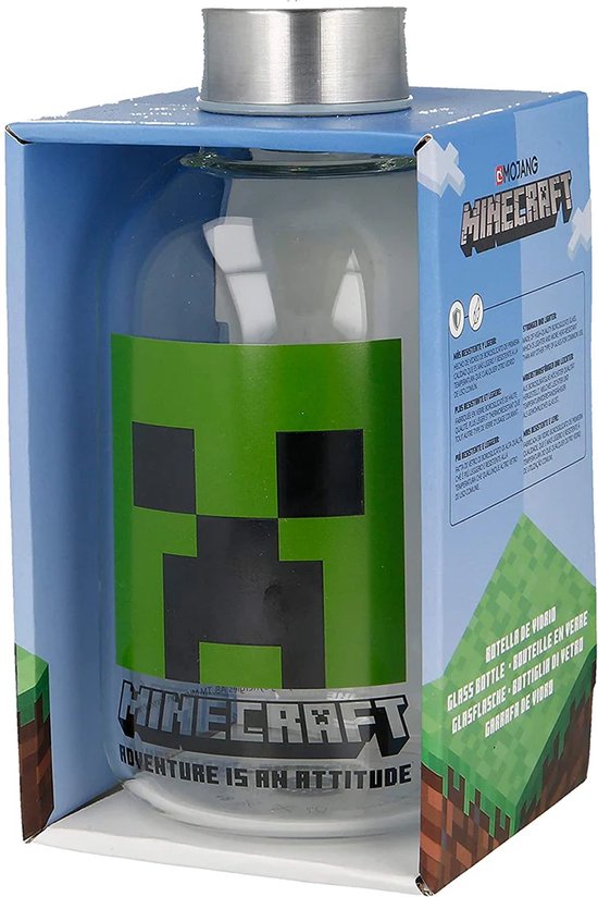 Minecraft Small Glass Bottle 620 ml | bol