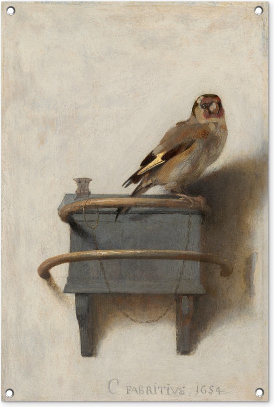 Tuinposters buiten Het puttertje - Carel Fabritius - 60x90 cm ...