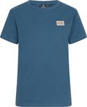 Indian Blue jongens t-shirt IB logo Steel Blue | bol