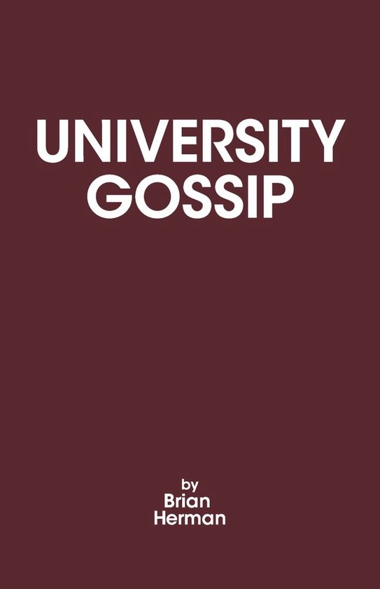 University Gossip, Brian Herman | 9781667845999 | Boeken | bol