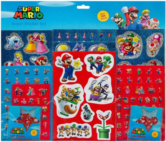 Super Mario Sticker Set | bol