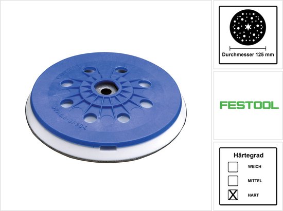 Festool ST-STF-LEX 125/90/8-M8 H Steunschijf 125mm hard - 492284 | bol