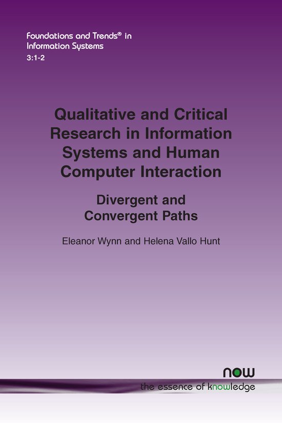 Foundations and Trends® in Information Systems- Qualitative and ...