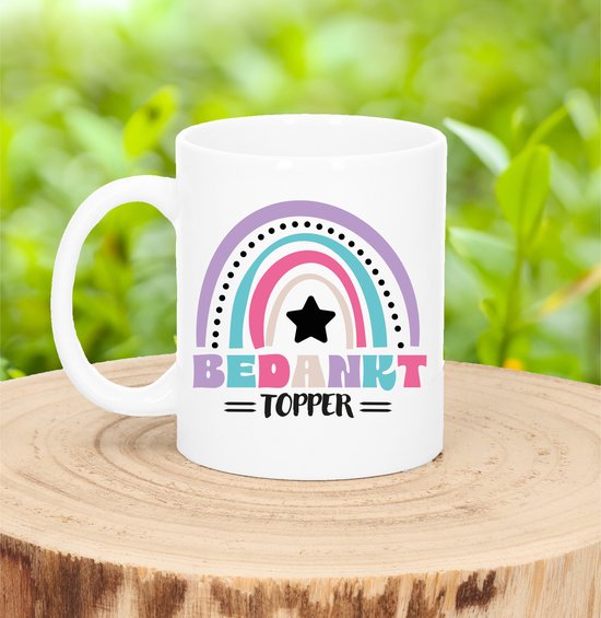 Bellatio Decorations Cadeau mok voor collega - wit - bedankt topper ...