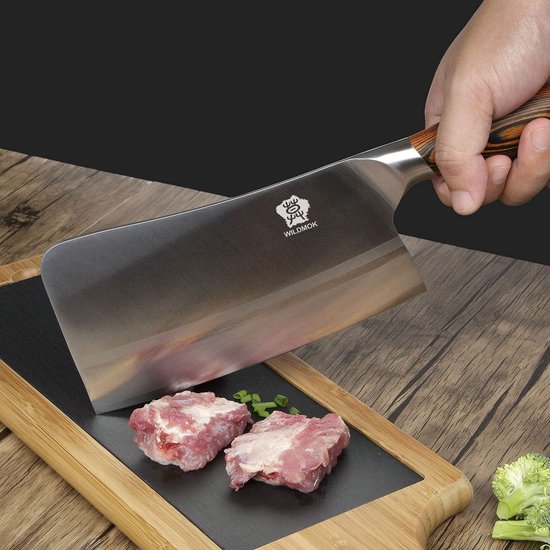 7-delige messenset van Duits staal met pakkawood-greep voor ...