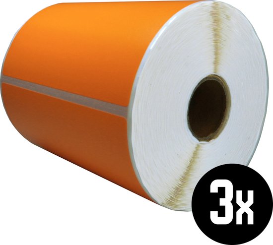 DULA Compatible Zebra Labels 102x152mm - 300 etiketten per rol - kern ...