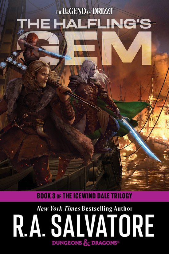 The Legend of Drizzt-The Halfling's Gem: Dungeons & Dragons, R.A ...