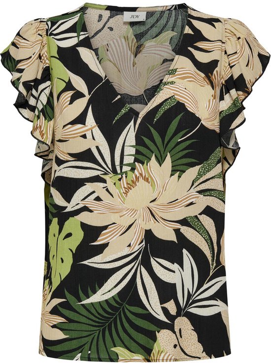 Jacqueline de Yong T-shirt Jdybree Life S/s Top Wvn 15322468 Black ...