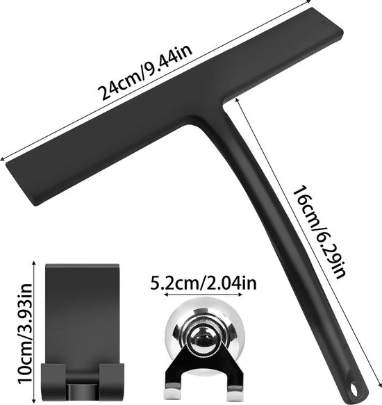 Douchewisser, siliconen vloerwisser, watertrekker: trekker, douche met ...