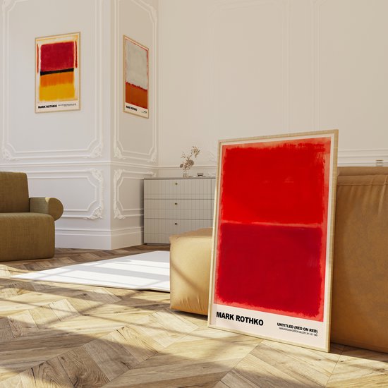 Mark Rothko Untitled (red on red) Poster - 50x70 cm | bol