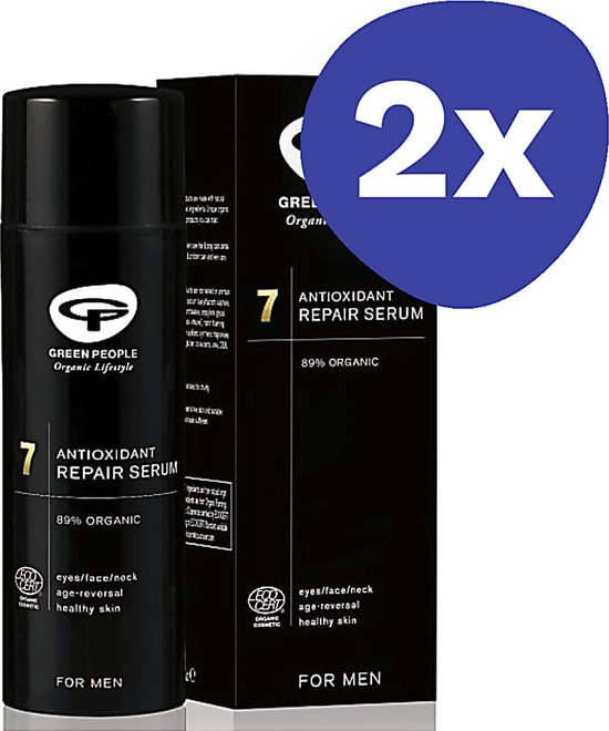 Green People Organic Homme - 7: Active Fix Herstellende Serum (2x 50ml ...