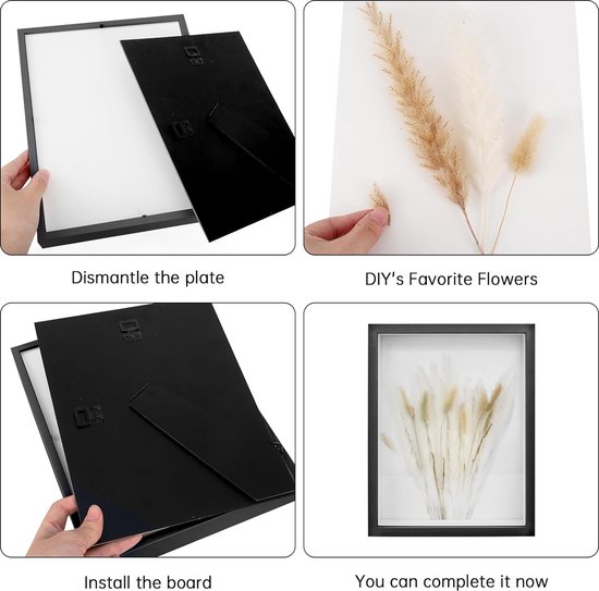 Diep Houten Object Frame voor 3D Vulling - Fotolijst Diepte Box met ...