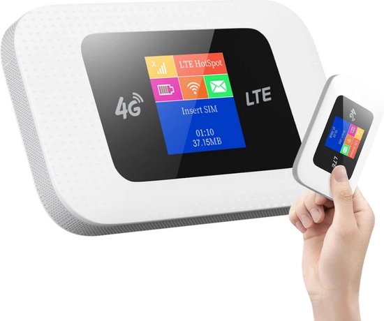 BC Mifi Router Draadloos Wifi – Mifi Router – Werkt met Simkaart – Mifi ...