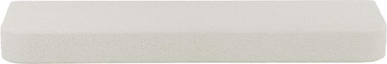 Wandplank Rechthoek - Wit Marmer Composiet - 100x29x8cm - Giga Meubel | bol
