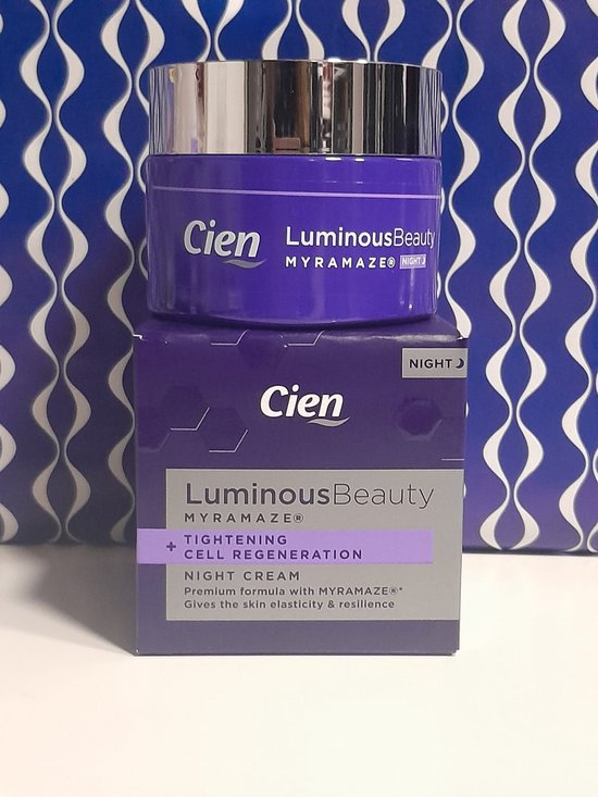 Cien Luminous beauty nachtcrème premium formule met MYRAMAZE 50 ml. | bol