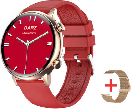 DARZ Ultra HD Pro Smartwatch - Smartwatch Dames - HD Touchscreen ...