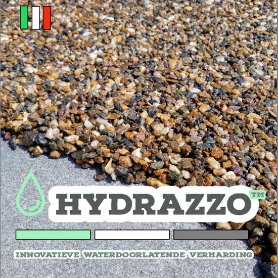 Hydrazzo Steentapijt Set voor buiten UV-bestendig 0.50 m2 Naturel | bol