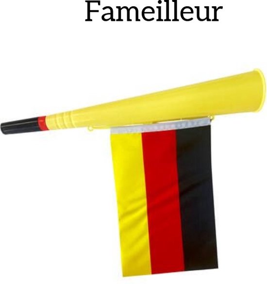 Fameilleur toeter met vlag België Ek 2024- feest artikelen- stadion ...