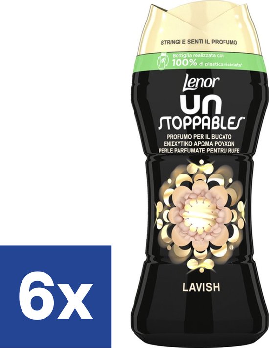 Lenor Unstoppables Lavish Geurbooster - 6 x 210 g | bol