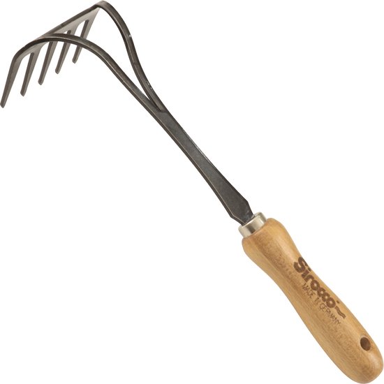 Sirocco - Hark - Handgesmede - Beukenhouten 14cm - Duitse Kwaliteit ...