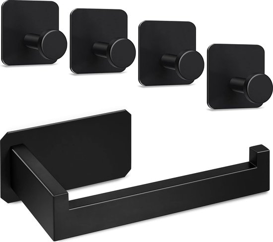 Toiletpapierhouder zonder boren/toiletpapierrolhouder, roestvrij staal ...