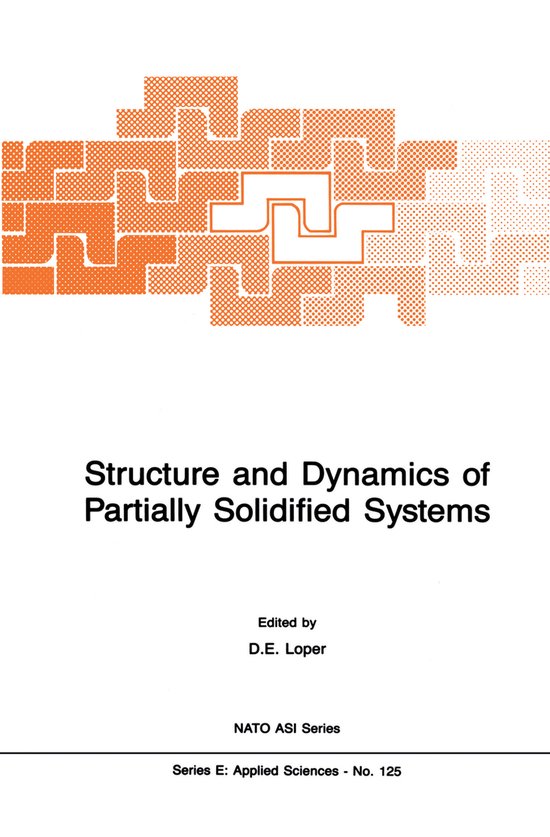 NATO Science Series E:125- Structure and Dynamics of Partially ...