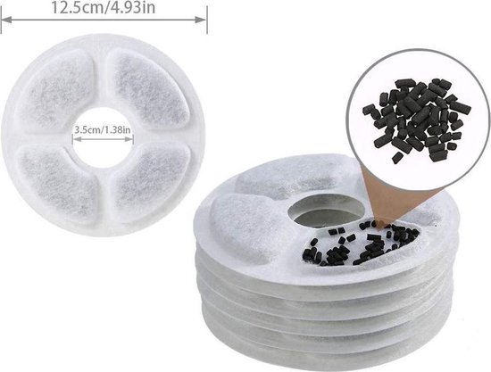 Drinkfilter - Fontein - Filter - Navulling - Filters - Hond - Kat ...