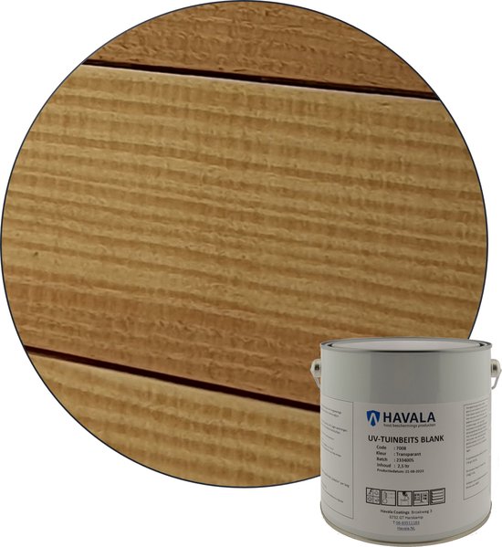Havala Tuinhoutbeits UV blank/transparant 7008 2,5L om hout vergrijzing ...