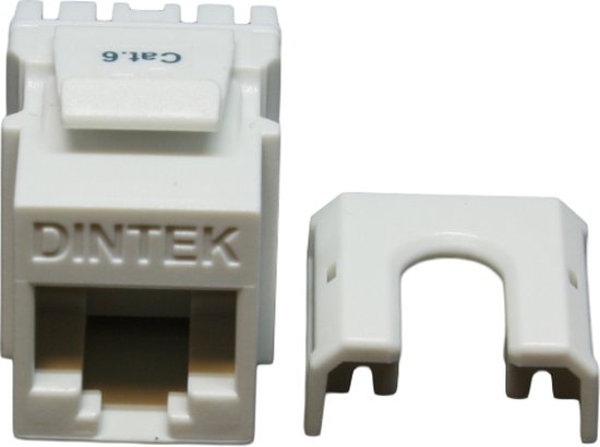 DINTEK - Keystone jack (10 pcs) - CAT6 - F-jack - Unshielded - 1305 ...