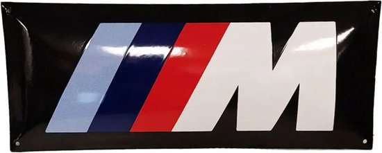 BMW M Logo Enamel Sign - 50 x 20cm | bol